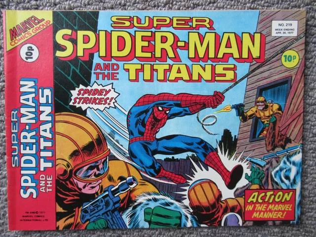 MARVEL UK Spider Man And The Titans Comic #219 20th April 1977 EUR 4,66 ...