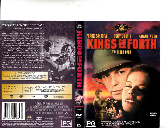 KINGS GO FORTH-1958-FRANK Sinatra-Movie-DVD $19.95 - PicClick AU