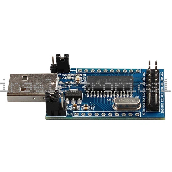 CH341A MODULE USB to UART IIC SPI TTL ISP EPP/MEM parallel converter ...