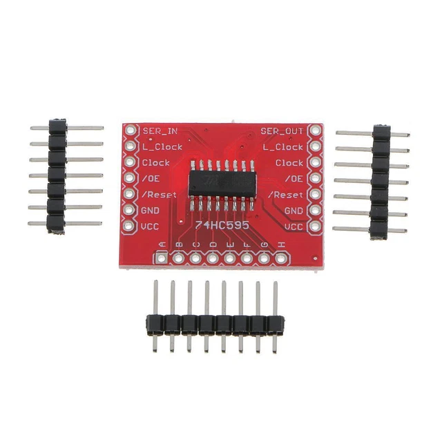 74HC595 SHIFT REGISTER Breakout Module Board £5.94 - PicClick UK