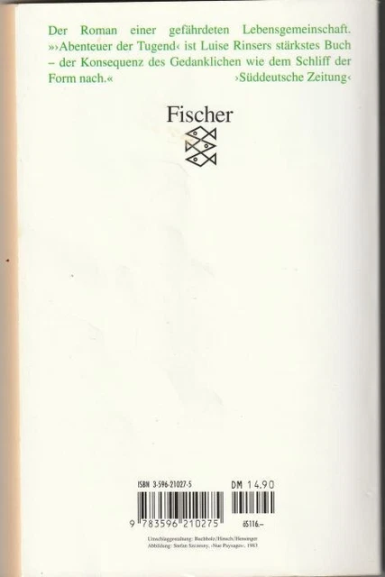 ABENTEUER DER TUGEND von Luise Rinser, Fischer Taschenbuch EUR 1,00 - PicClick DE