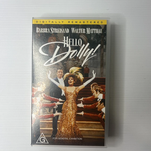 HELLO DOLLY! VHS Movie 1969 Colour Rated G Good Condition Barbara ...