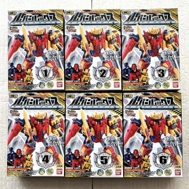 POWER RANGERS LUPINRANGER VS Patoranger Minipla Lupin Rex set BANDAI ...
