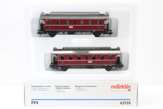 H0 MÄRKLIN 43139 Wagen Set Donnerbüchsen Personenwagen AC OVP N43 EUR 4,99 - PicClick DE