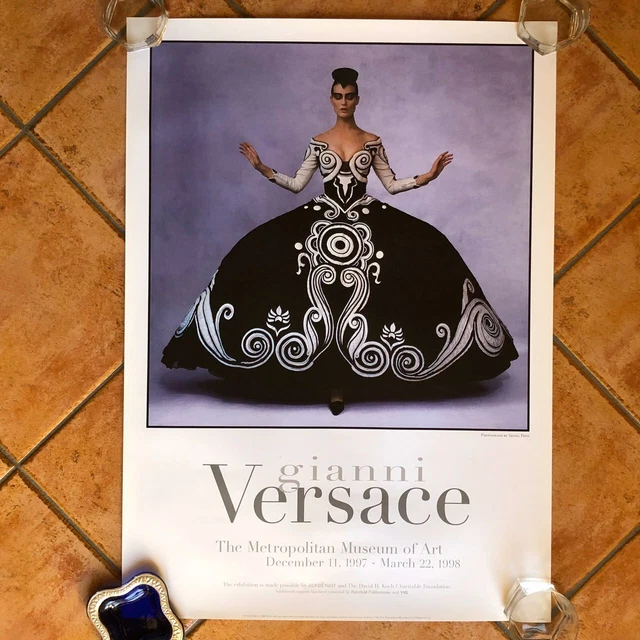 GIANNI VERSACE POSTER The Metropolitan Museum of Art December 1997 ...