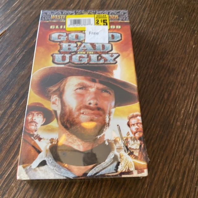 THE GOOD, THE Bad and the Ugly VHS 2000 2-Tape Set Clint Eastwood ...