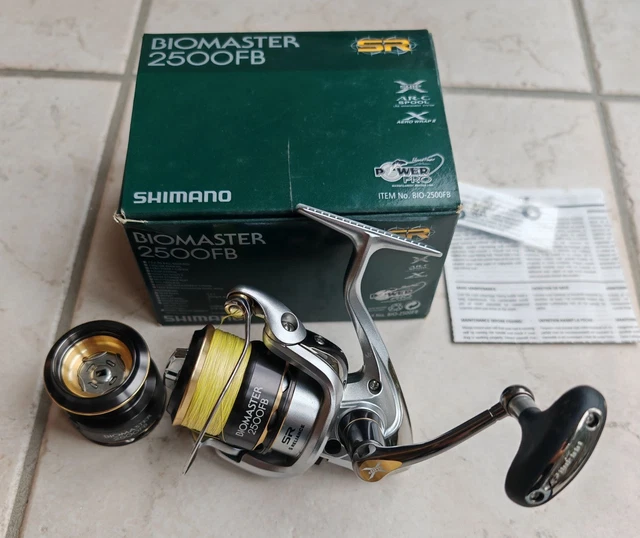 SHIMANO BIOMASTER 2500 FB .. inkl. E-Spule und Schnur EUR 136,00 ...