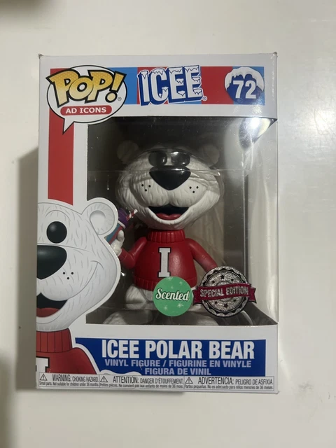 FUNKO POP AD Icons #72 Icee Polar Bear (Scented Limited Edition) £10.79 ...