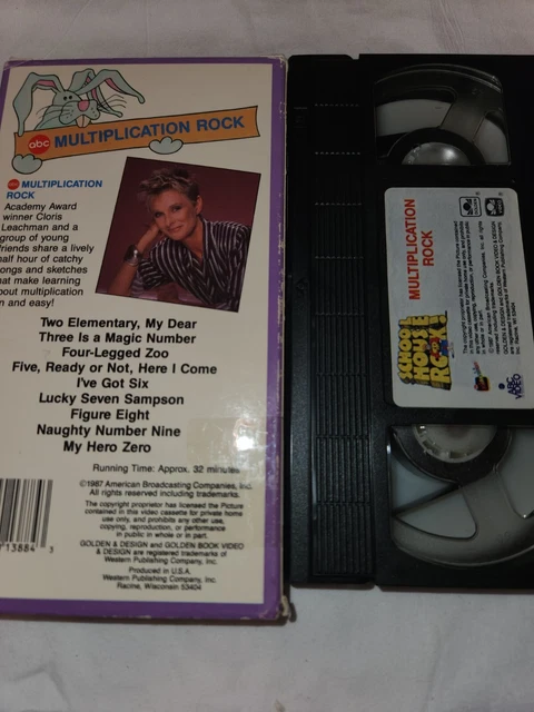SCHOOL HOUSE ROCKS Multiplication Rock (VHS) Ex Library Rental £7.15 ...
