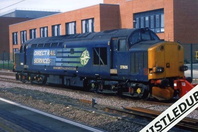 6& X 4& RAILWAY PHOTOGRAPH DRS CLASS 37 No 37605 AT YORK 2-7-2010 £0.49 ...