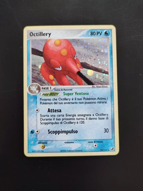 POKÉMON EX FORZE Segrete Octillery Holo Stamped 10/115 Ita EUR 8,99 ...