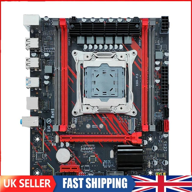 DDR3 ECC PC Mainboard M.2 Port ATX Desktop Server Motherboard 1866MHz LAG2011-V3 £51.19 ...