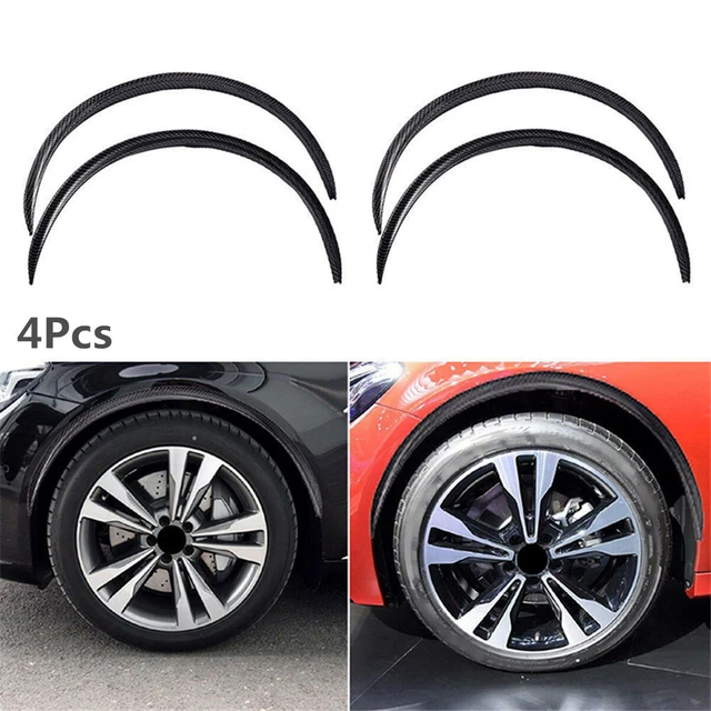RUBBER WHEEL EYEBROW Arch Strip Car Lips Fender Flares Universal Trim ...