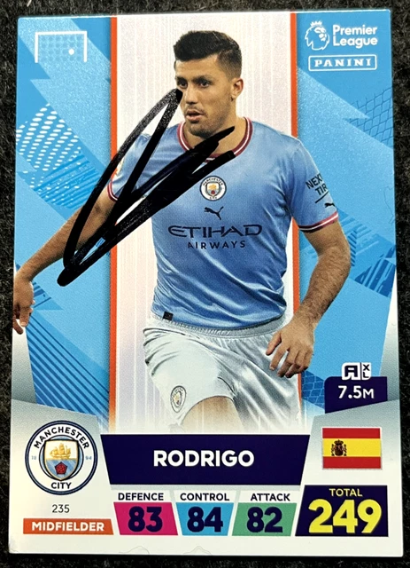 CARTE DE FOOTBALL Panini Adrenalyn Xl Rodrigo Homme Ville/Espagne ...