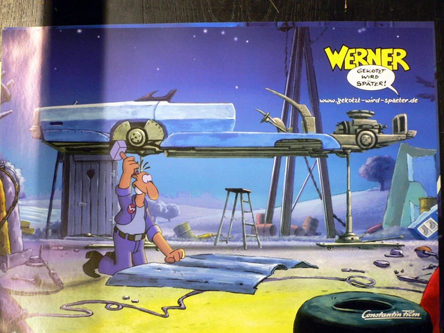 WERNER - GEKOTZT wird später! - Aushangfoto A3 29x42cm gerollt /2 EUR 10,00 - PicClick FR