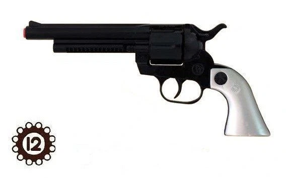 GONHER COWBOY COLT Peacemaker Style 12 Shot Cap Gun Revolver Faux Pearl ...