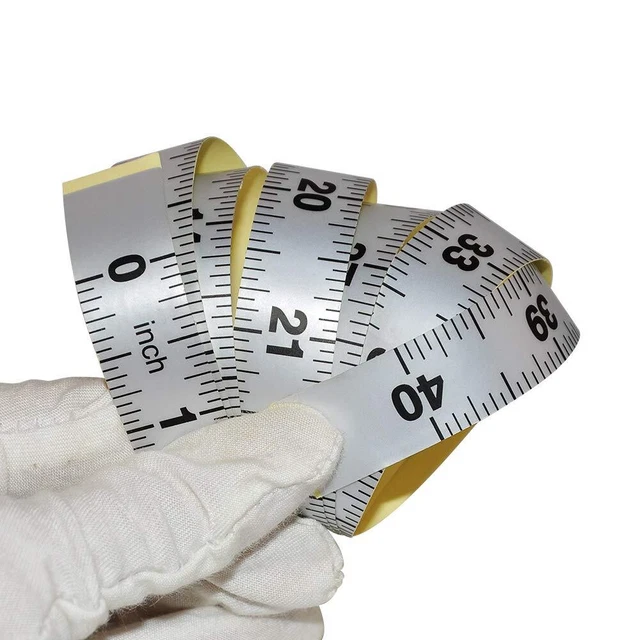 WORKBENCH RULER ADHESIVE Backed Tape Measure - Left to Right - 40 ...