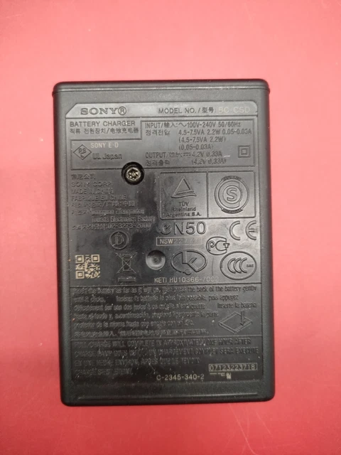 GENUINE ORIGINAL SONY BC-CSD Charger for NP-FR1 Battery DSC-P120 P150 P200 G1 V3 £9.99 - PicClick UK