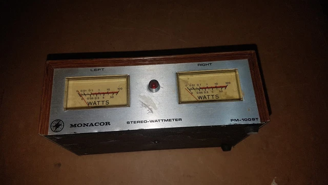 80'S MONACOR PM 100 STEREO WATTMETER EUR 40,00 - PicClick DE