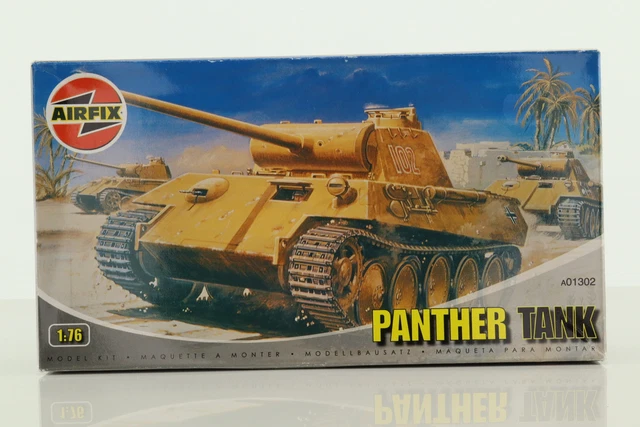 AIRFIX A01302; GERMAN Panther Tank; Plastic Self-Assembly Kit; Unbuilt ...