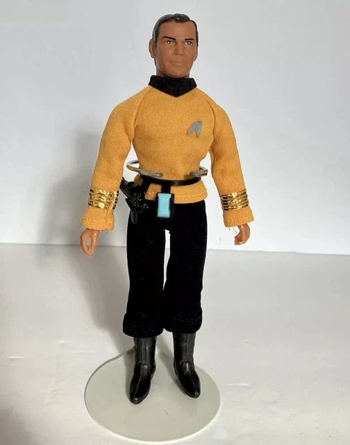 1974 MEGO STAR Trek Captain James Kirk Action Figure 8” Type 2 W ...