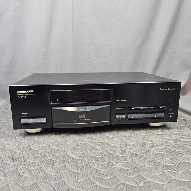 PIONEER PD-S801 COMPACT Disc Player CD HiFi Separate Vintage Black Gold ...