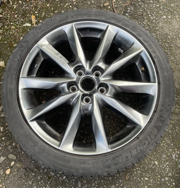 18 ZOLL ALUFELGE Felge 18x7J ET 50 Rim 1x MAZDA 3 III BM BN Original ...