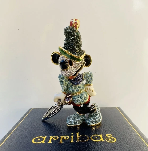 ARRIBAS BROTHERS DISNEY Brave Little Tailor Mickey Mouse Jeweled ...
