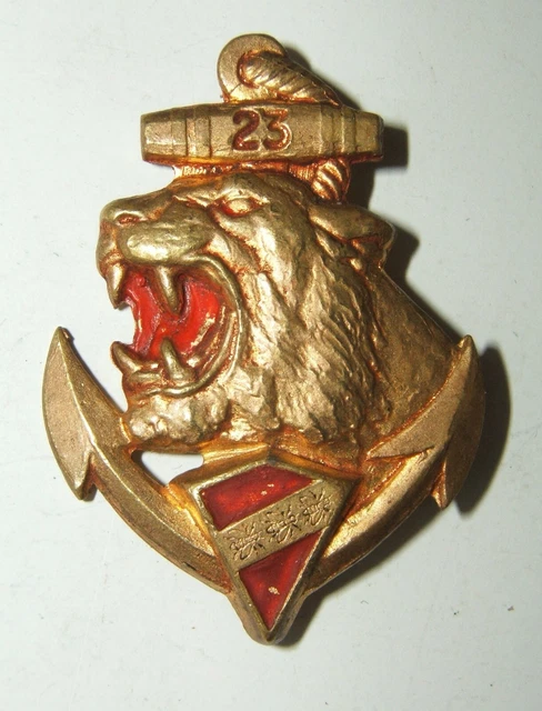 INSIGNE 23° REGIMENT D'INFANTERIE COLONIALE - MODELE ABEILLES - Drago EUR 30,00 - PicClick FR