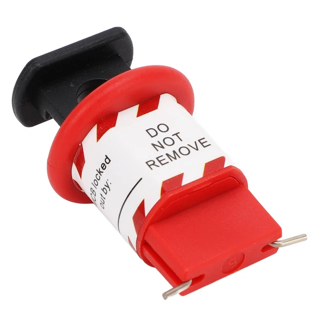 PIN OUT CIRCUIT Breaker Lockout Heat Resistant Nylon PA Push Button ...