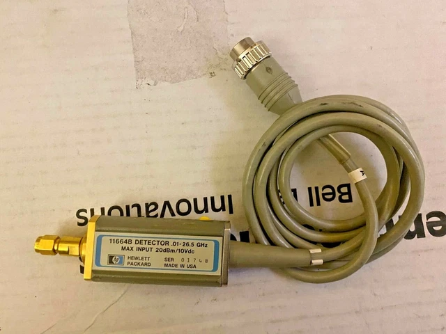 AGILENT HP KEYSIGHT 11664B DETECTOR .01 to 26.5 GHz 3.5mm (f) £413.68 ...