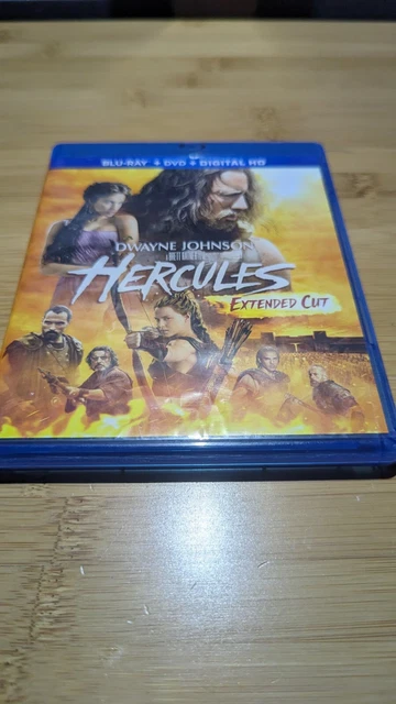 HERCULES-PARAMOUNT-(BLU-RAY+DVD 2 DISC Set)-Dwayne Johnson-Extended Cut ...