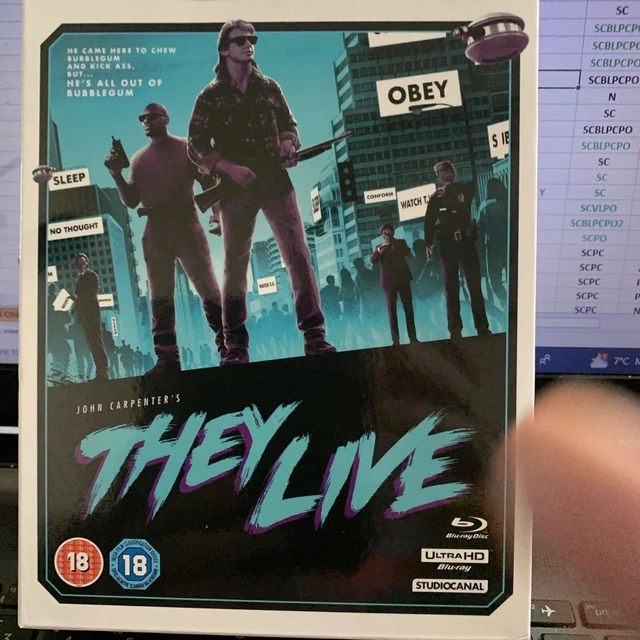 THEY LIVE 4K & Blu Inc Booklet Postcards & Poster EUR 1,14 - PicClick IT