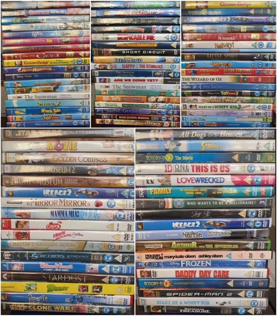 18 X CHILDREN'S DVD Bundle Family Kids Job Lot Disney DreamWorks Marvel Pixar £11.99 - PicClick UK