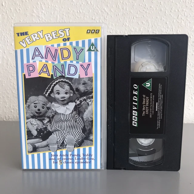 THE VERY BEST Of Andy Pandy - Bbc Vhs Video - Rare / Childrens £7.95 ...