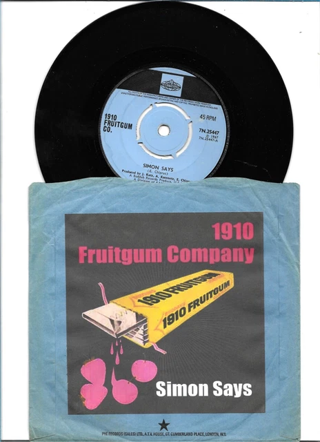 1910 FRUITGUM COMPANY - Simon Says (1967 Pye Records Single) (Vg) EUR 2 ...
