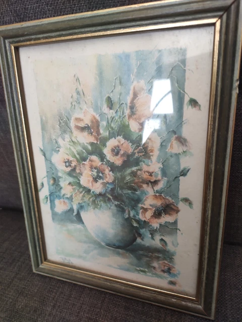 ANCIEN TABLEAU AQUARELLE daté signé ROBERTE BUCHELER EUR 20,00 - PicClick FR