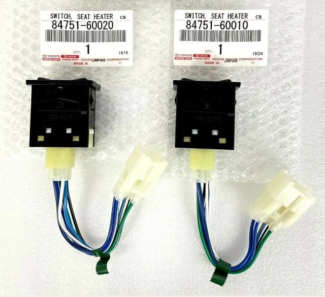 TOYOTA LANDCRUISER GENUINE SEAT HEATER SWITCH both side 84751-60010 ...