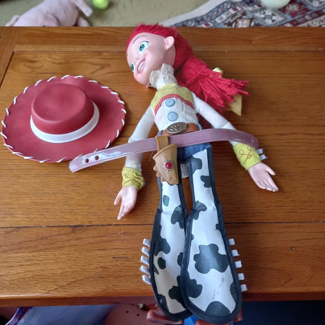 TOY STORY JESSIE Cowgirl Pull String Doll Disney Pixar All Working Andy ...