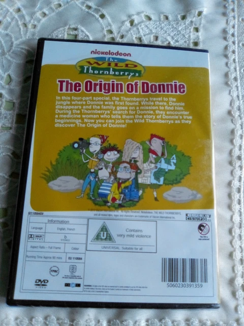 New The Wild Thornberrys The Origin Of Donnie Dvd Region 2 £1000 Picclick Uk