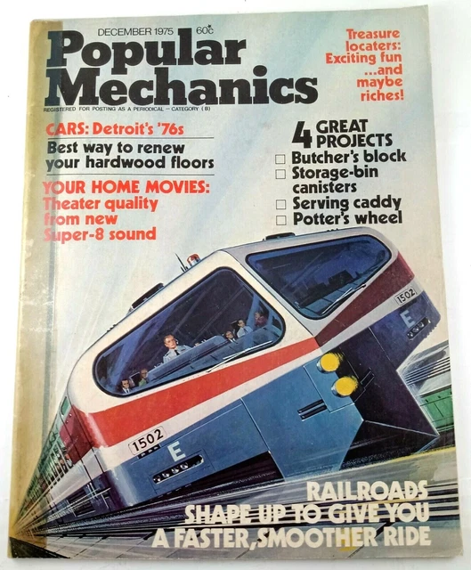 POPULAR MECHANICS MONTHLY Magazine December 1975 - Vintage Item. $9.95 ...