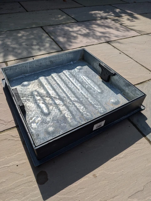CLARK DRAIN BLOCK Paving Square To Round Manhole Cover 450Mm X 80Mm ...