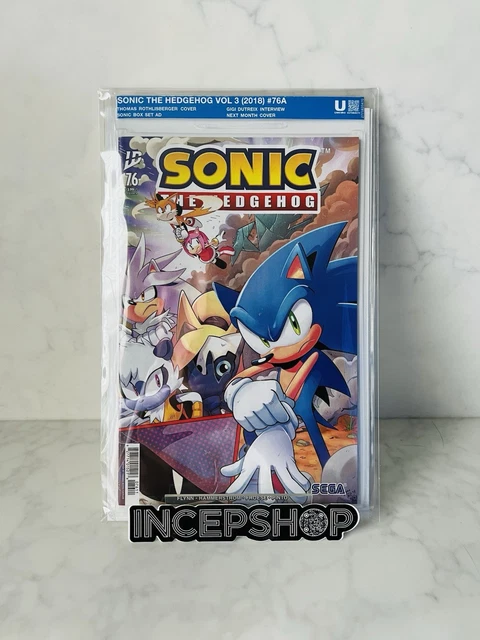 SONIC THE HEDGEHOG (IDW Comics) - Issue #76 Cover A, Uncirculated Soft ...