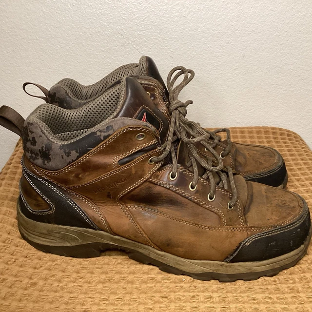 RED WING TRUHIKER 6692 Boots Mens Sz 12 D Brown Steel Toe Work Safety £ ...