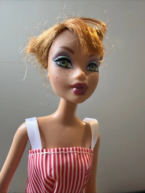 2004 BARBIE MY Scene kenzie Doll Auburn Red Hair Red Lips $58.00 ...