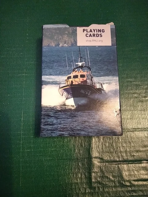 RNLI LIFEBOAT PLAYING cards with picture of Tamar Class SAR boat RNLI ...