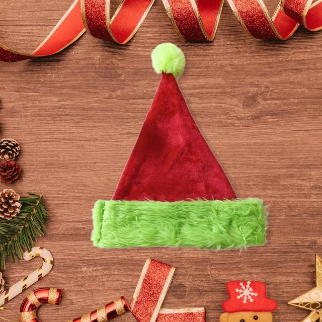 GREEN MONSTER HAT Prop Dress up Decoration Headwear Funny Christmas Hat ...