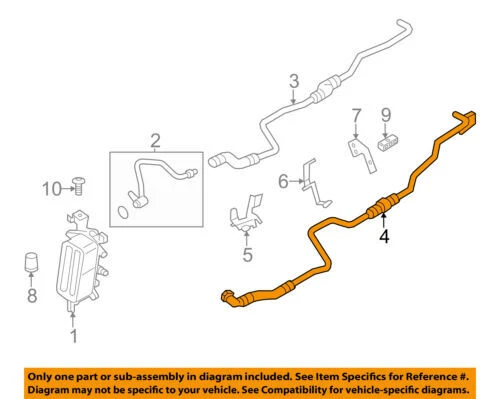 ORIGINAL BMW E90 E91 échangeur de chaleur huile refroidisseur tuyau ...