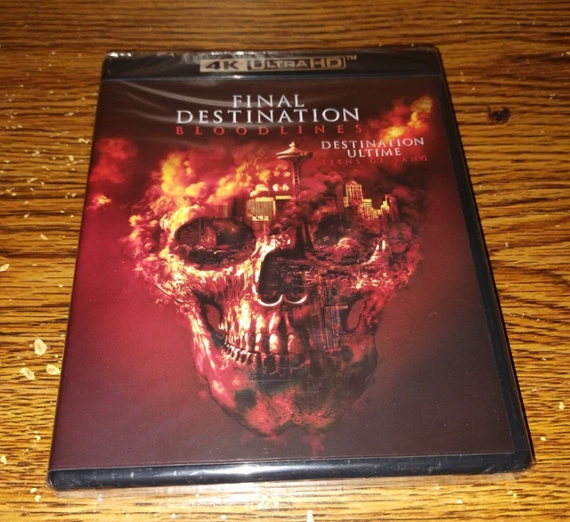 FINAL DESTINATION: BLOODLINES (4K Ultra HD, 2025) w/ slip cover $23.99 ...