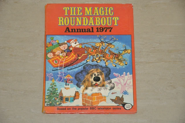THE MAGIC ROUNDABOUT Annual 1977 Vintage Children's Television Hardback ...